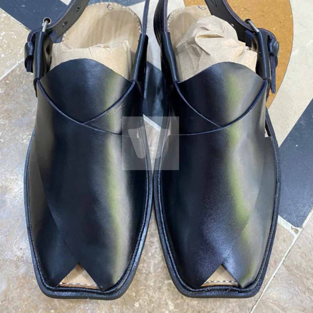 Peshawari Chappal - Pure Leather - Handmade - Charsadda Design