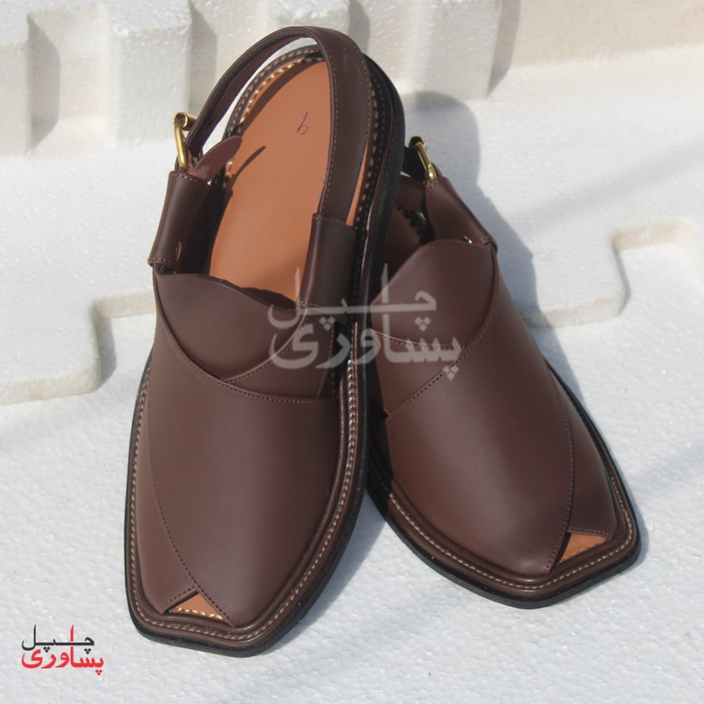 Branded Zalmi Peshawari Chappal - Pure Leather - Handmade