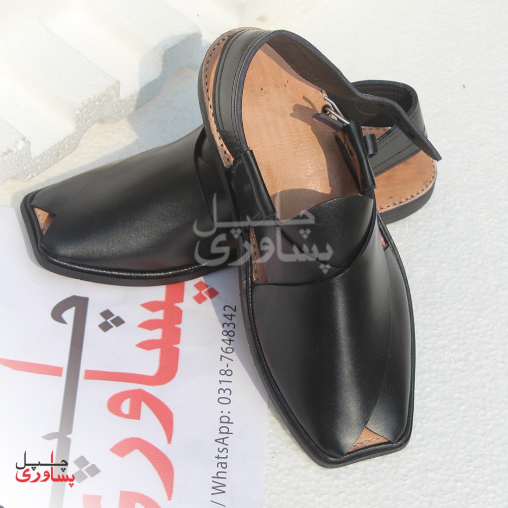 Peshawari Chappal - Pure Leather - Handmade - Charsadda Design